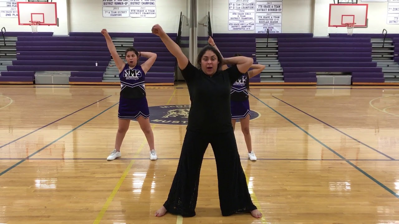 McDonald Mustang Tryout Cheer - YouTube