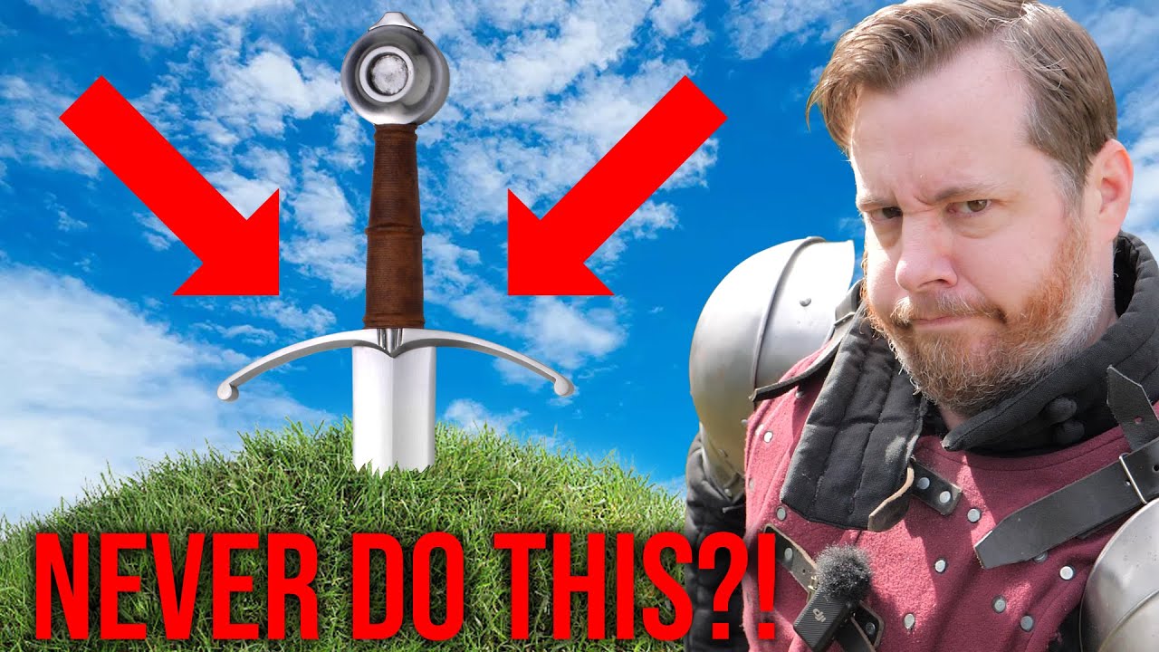 Should you NEVER stab a sword in the ground? - YouTube