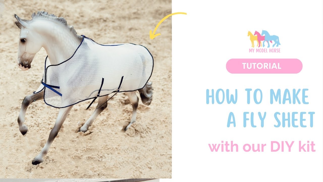 How to make Fly Sheet for Schleich and Breyer horses #tutorial - YouTube