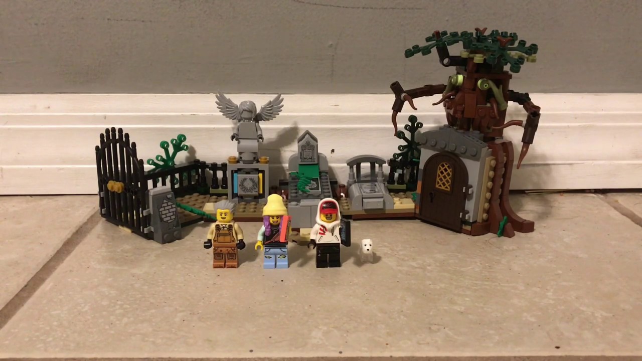 Lego Hidden side graveyard mystery set Review - YouTube