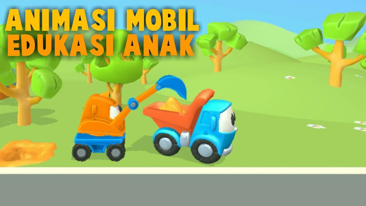 Animasi mobil kontruksi anak #mobilmobilan #animasi - YouTube