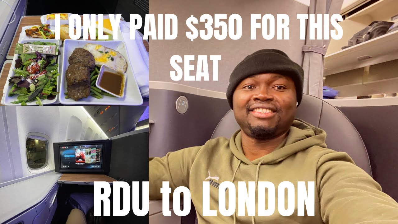 AA Business Class RDU to London Boeing 777-200 Flight Review - YouTube