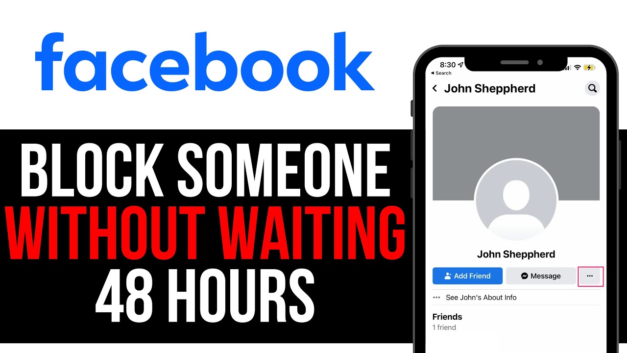 How To BLOCK SOMEONE ON FACEBOOK WITHOUT WAITING 48 HOURS! | BEST NEW ...