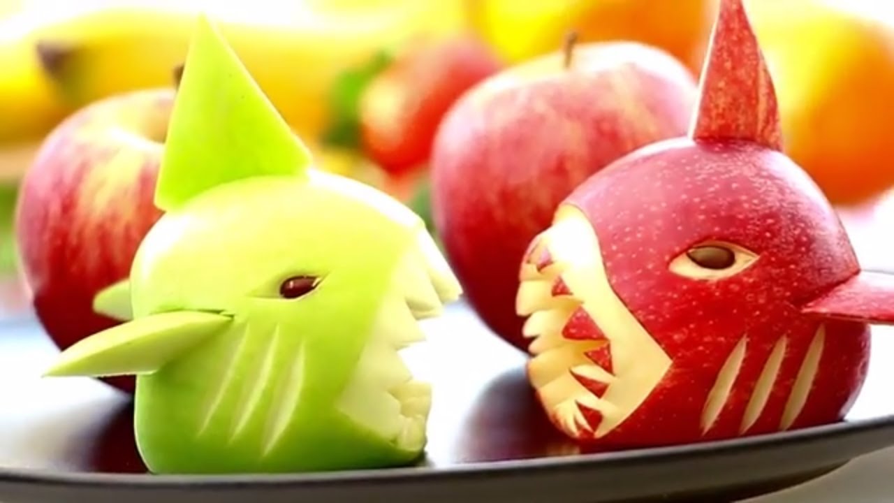 Apples Baby Shark | Creative Food | Fun Food For Kids | Fruit Vegetable ...