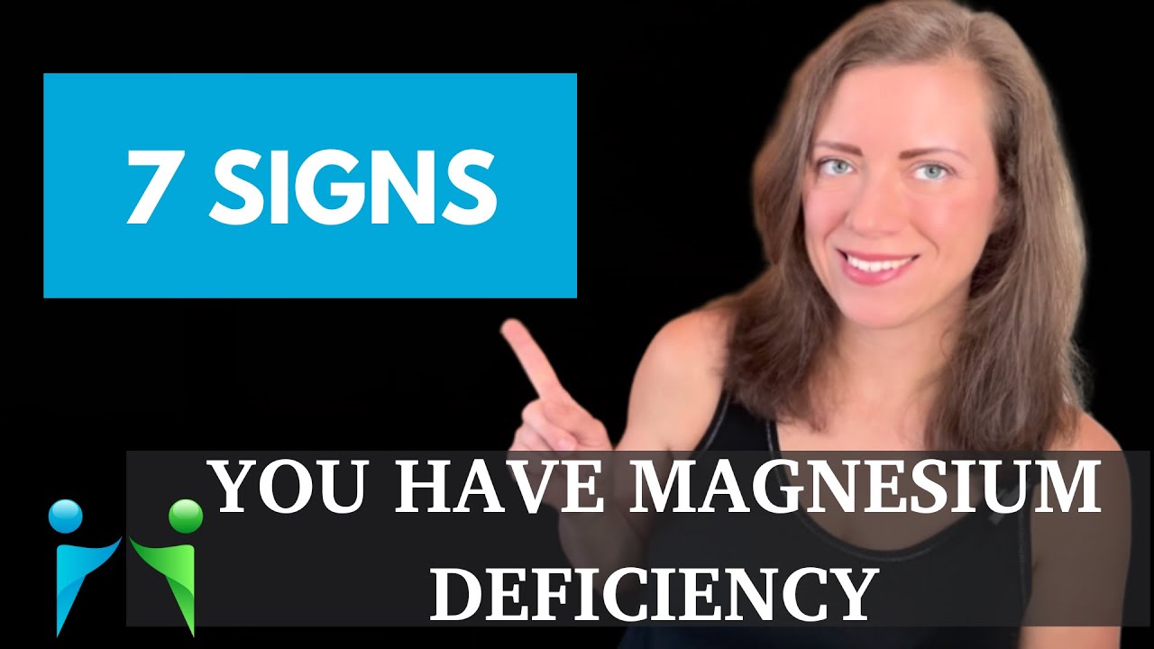 7 Signs You Are Lacking Magnesium - YouTube