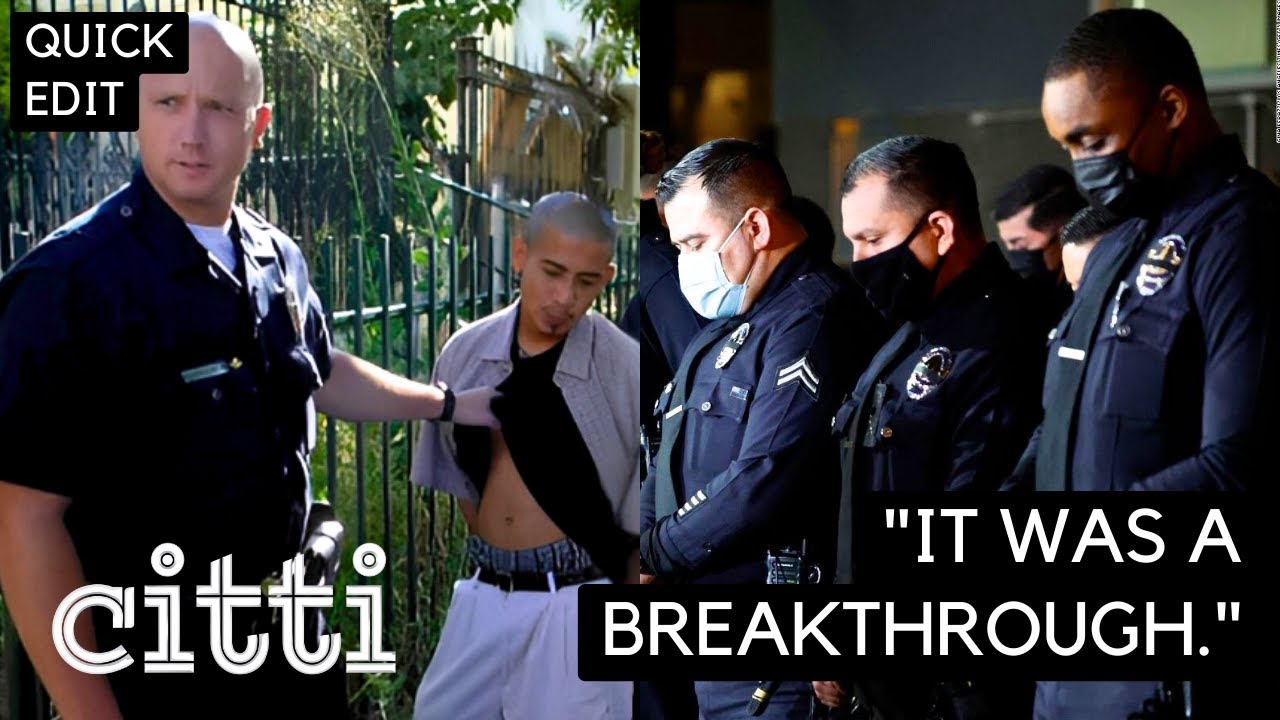 For the 1st time in American history, when LAPD cops & LA gang members ...