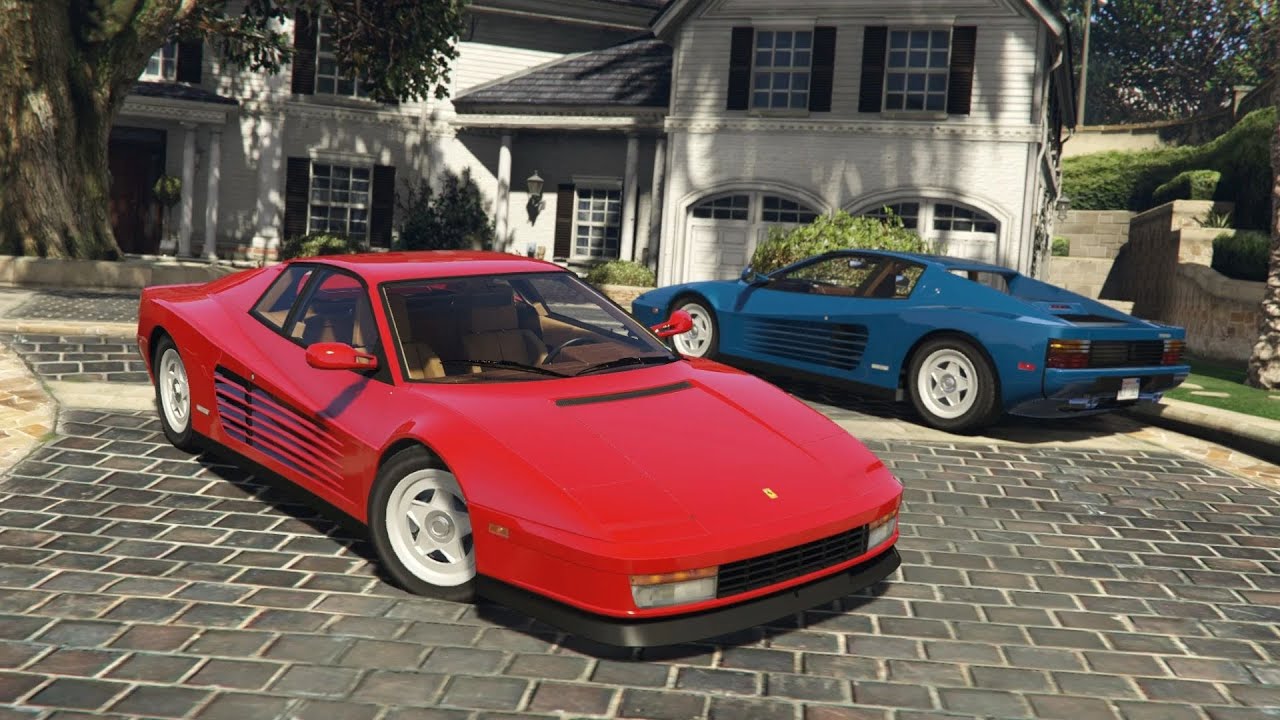 1987 Ferrari Testarossa GTA V - YouTube
