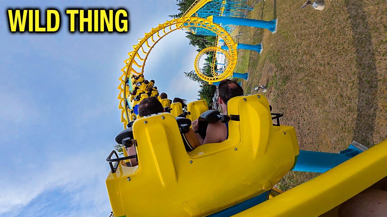 "Wild Thing" Wild Waves Theme & Water Park (Back Car On-Ride POV) - YouTube