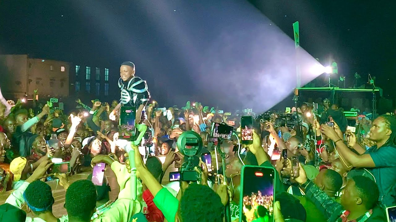 Alien skin & Champion Gudo Electric Performance at Lugogo KCCA grounds ...