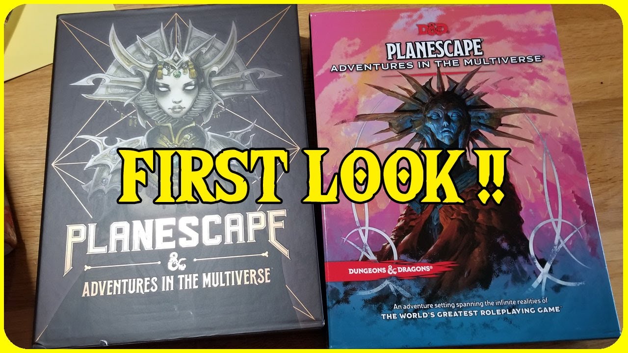 Planescape First Look and Thumb Through for Dungeons and Dragons - YouTube