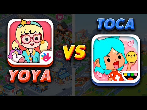 Toca Boca vs Yoya World ❤️ Toca life world vs YoYa: Busy Life World