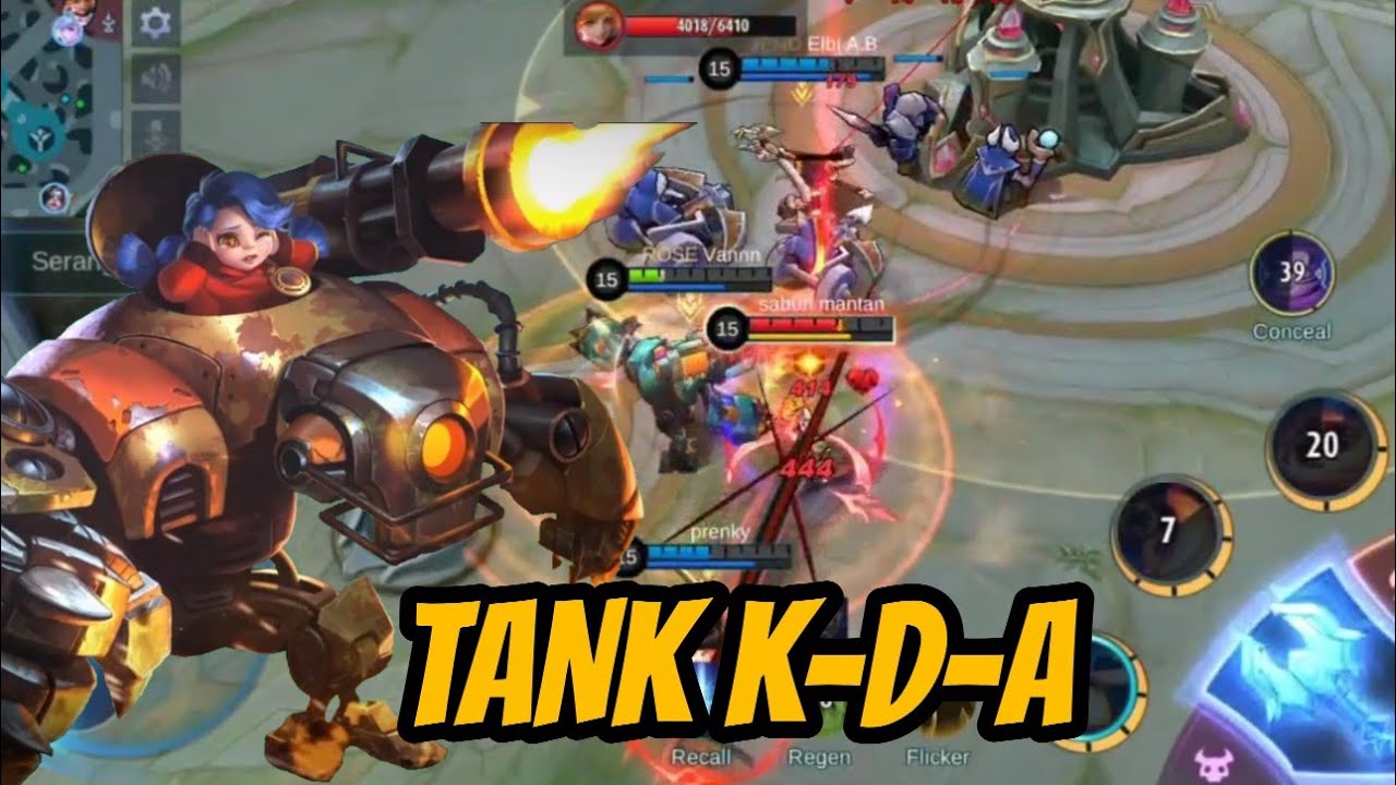 Tank KDA nih bosss || Mobile Legends - YouTube