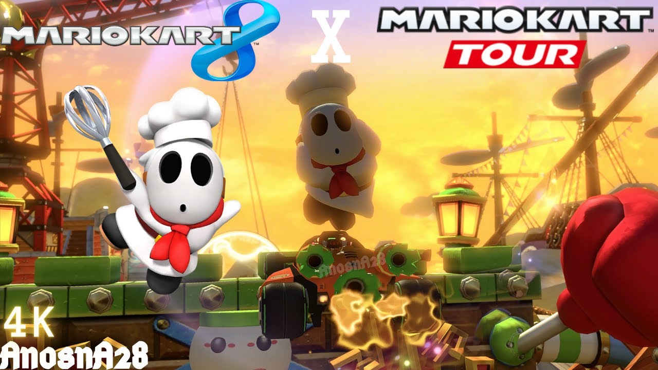 Mario kart 8: Shy Guy Pastry Chef (All Colors) From Mario Kart Tour [4K ...