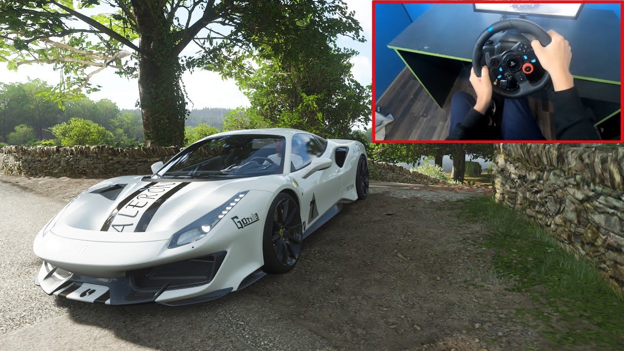 Ferrari 488 Pista (De Salomundo) - Forza Horizon 4 [Logitech G29] - YouTube