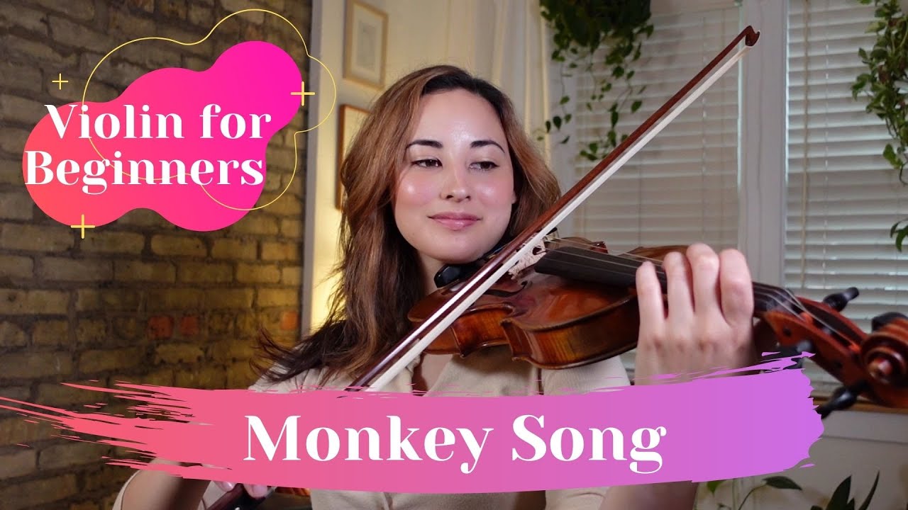 See The Little Monkey | Easy Violin For Beginners - YouTube