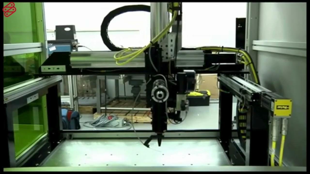 Laser Welding Cell - Addtronics Custom Automation - YouTube
