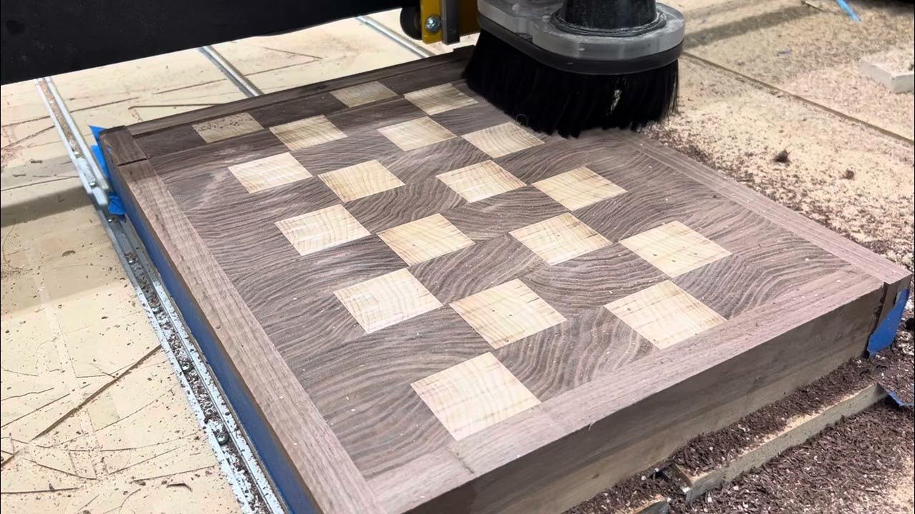 Makerspace CNC cutting board - YouTube