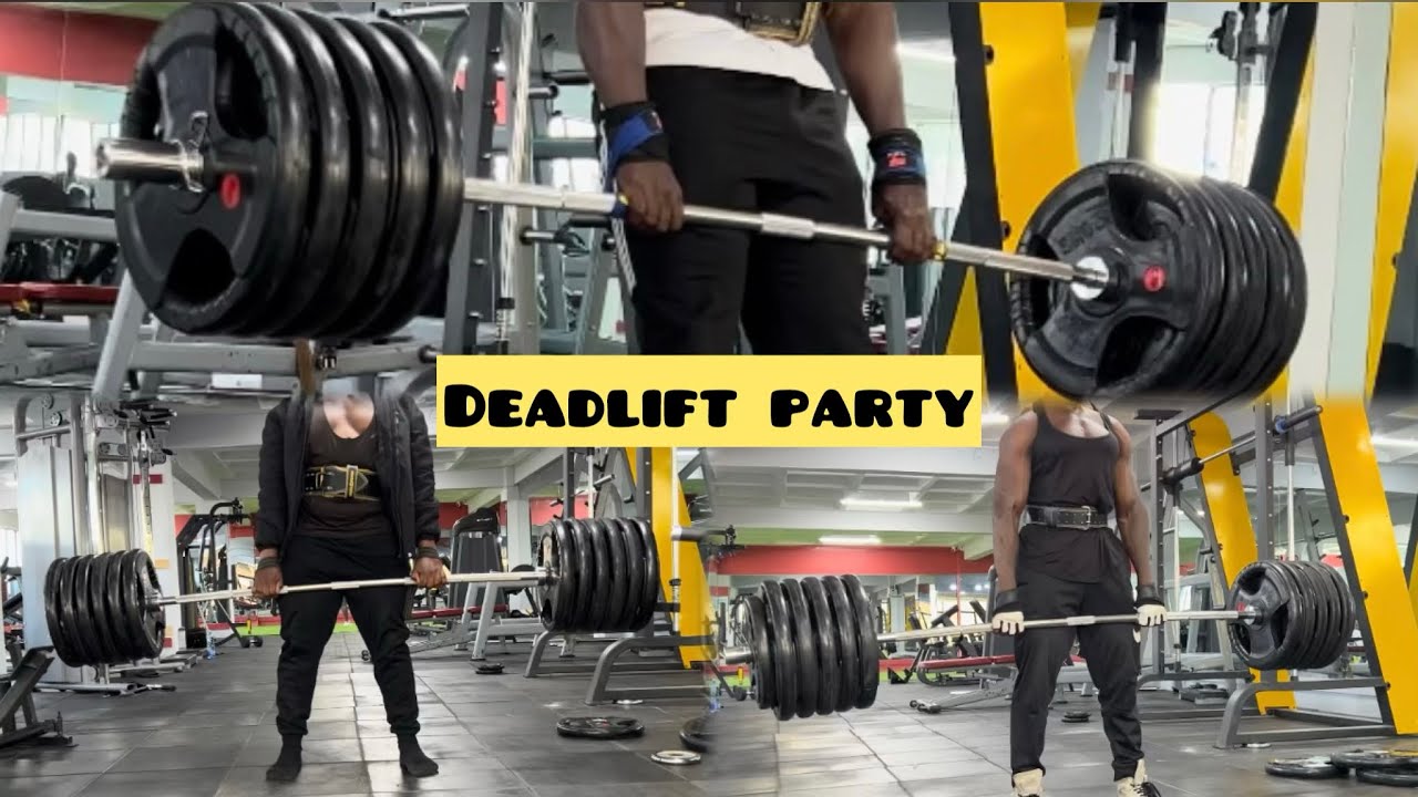 Alpha Max Gym Deadlift Party: Lifting Spirits and Weights! - YouTube