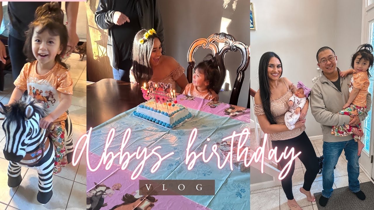 ABBY TURNS 3 VLOG - YouTube