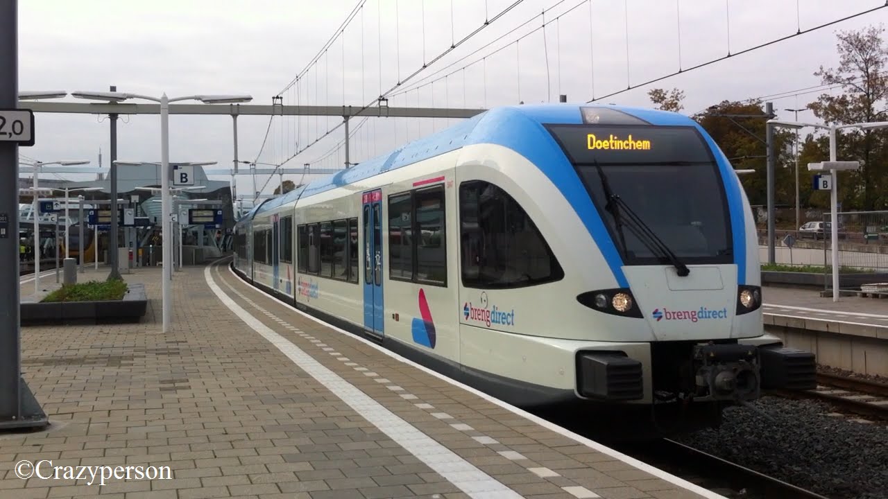 Breng GTW treinstellen 5047+5041 vertrek Arnhem richting Doetinchem ...