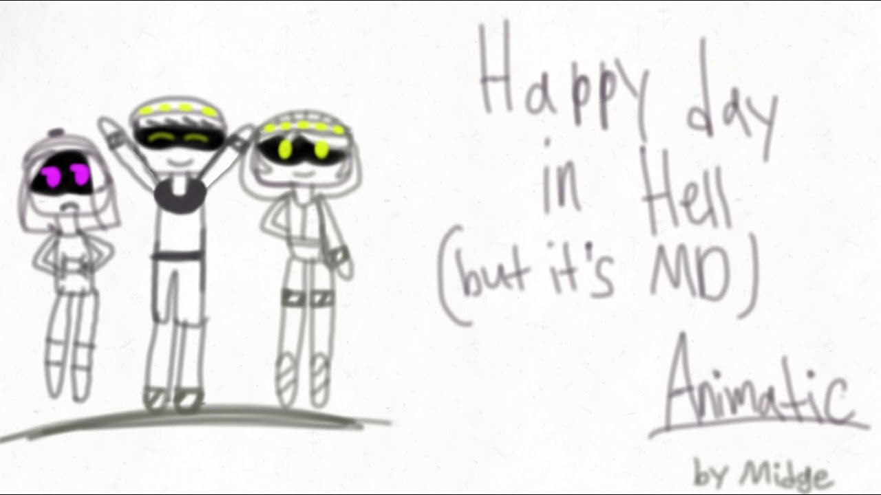 happy day in Hell but it’s murder drones | Murder Drones animatic - YouTube