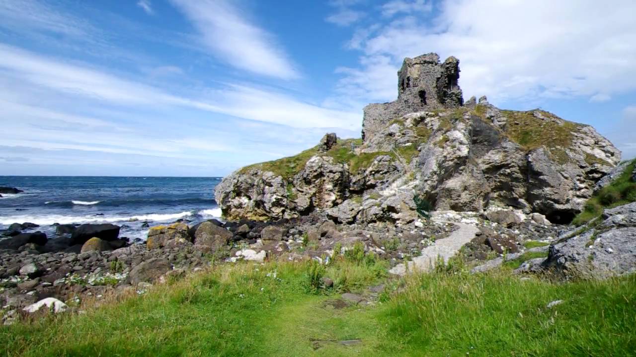 Kinbane Castle - YouTube