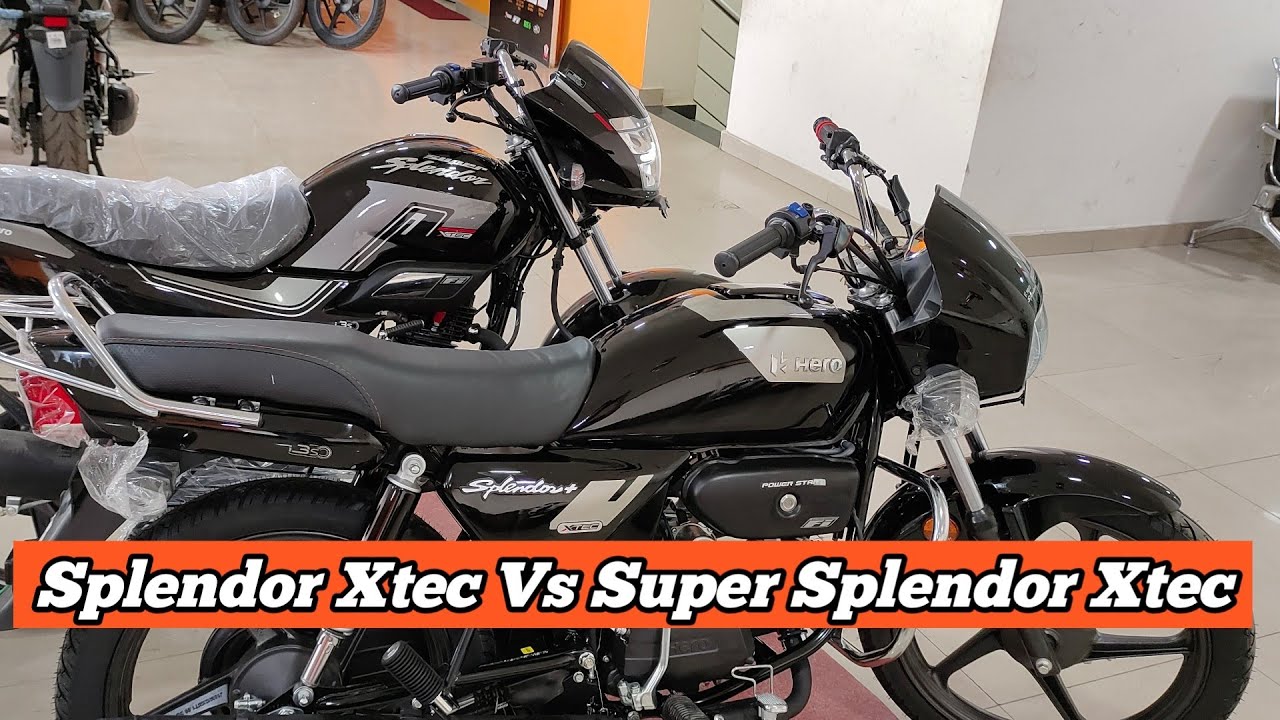 2023 Hero Splendor Plus Xtec VS Super Splendor Xtec | Detailed ...