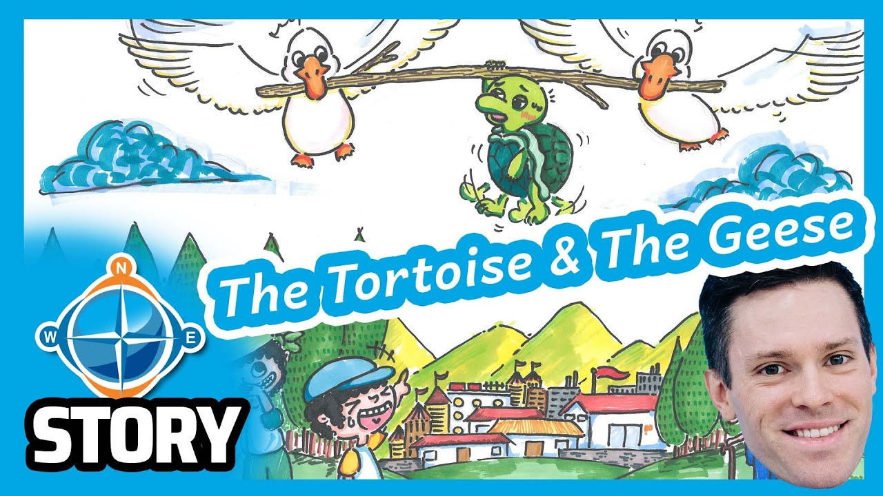 The Tortoise and the Geese | Story Reading for Kids! - YouTube