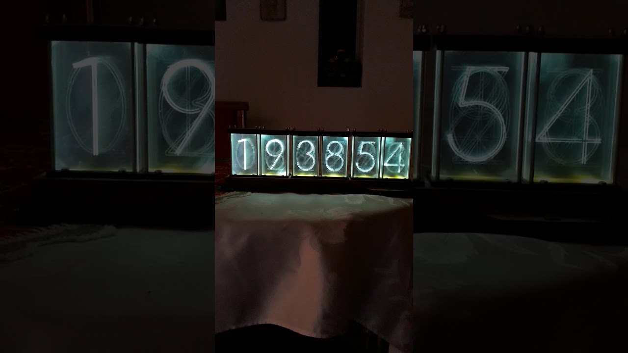 Lixie clock - YouTube