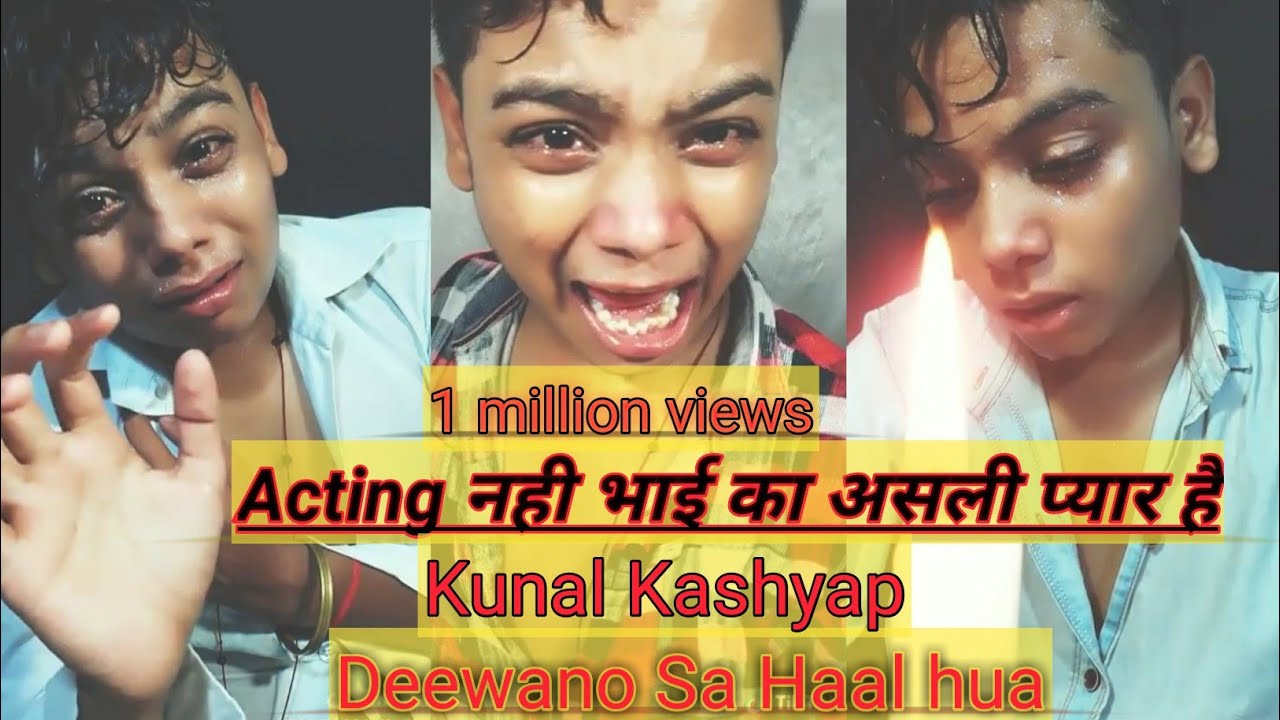 Kunal Kashyap new heart touching video Deewano Sa Haal hua viral video 1 million views - YouTube