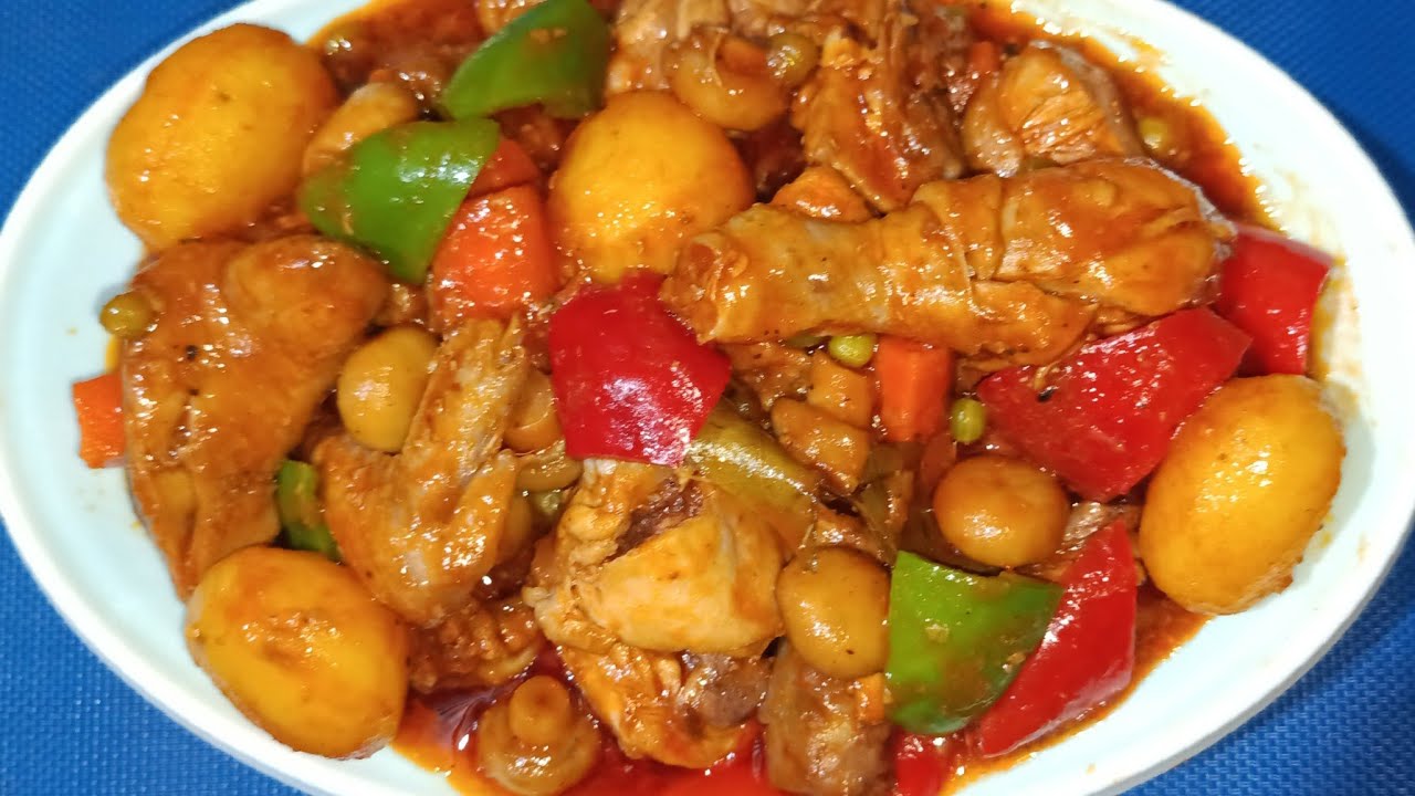 Chicken Apritada, Level Up!! Simple Recipe, Panlasa Ng Pinoy!!! - YouTube