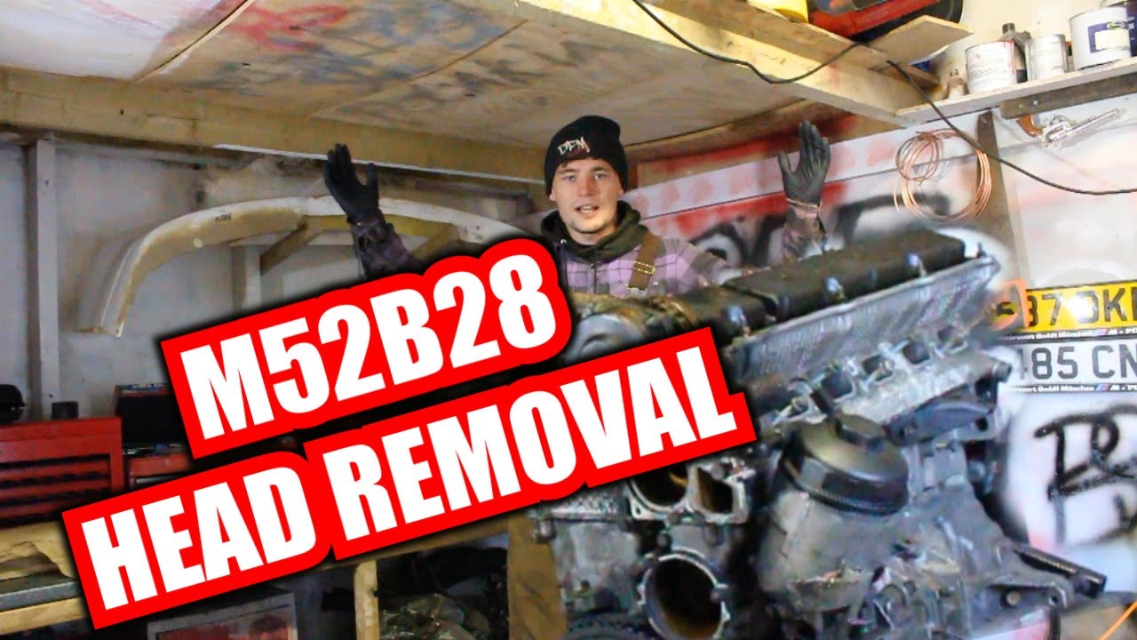 BMW E36 Engine Strip Down Pt2 Head, Cams Amd Timing Chain & Cover ...