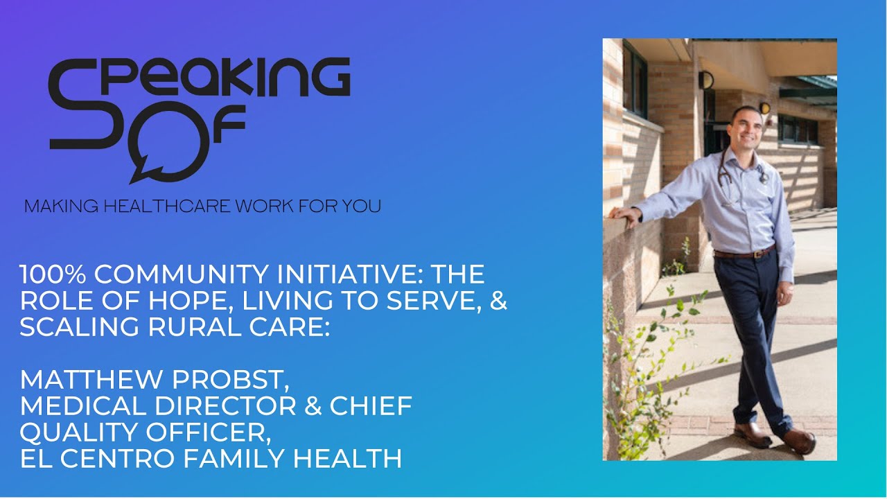 100% Community Initiative - Matthew Probst Talks About Hope, Living to ...