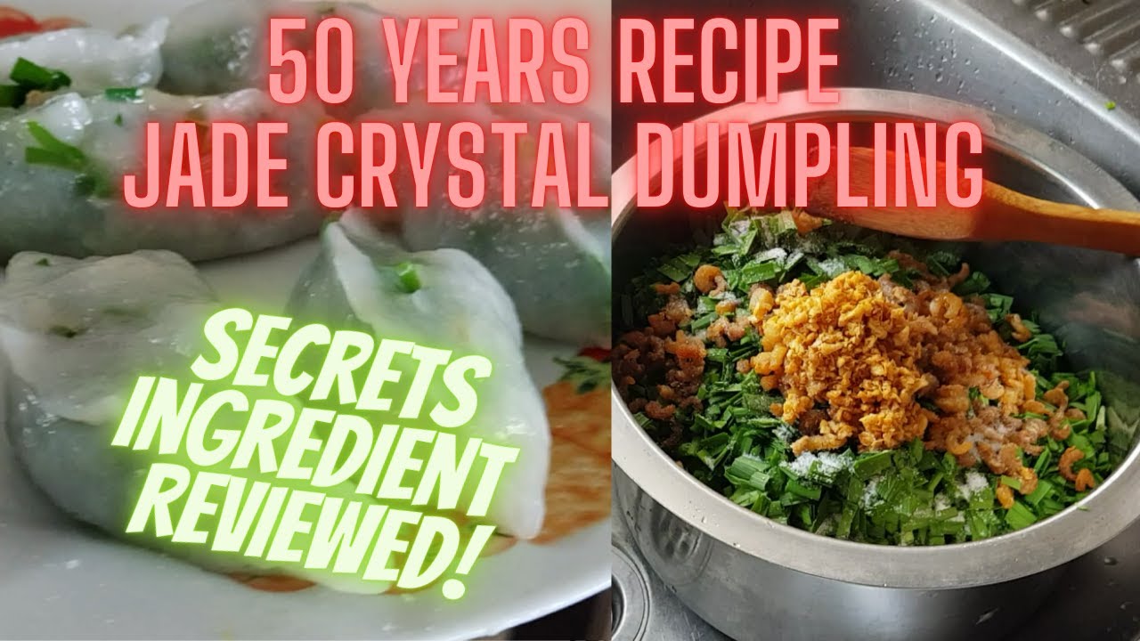 How to make Jade Crystal Dumpling - 50 years recipe (ASMR legendary ...
