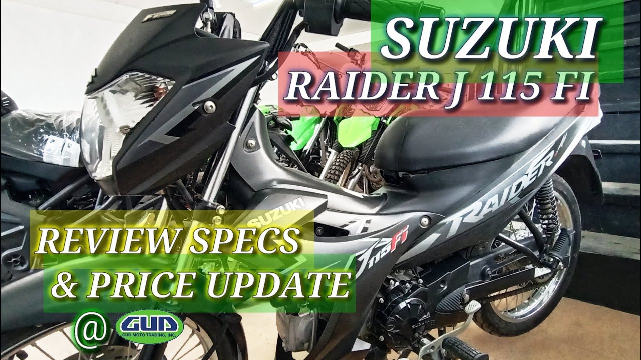 SUZUKI RAIDER J 115 FI | SPECS AND PRICE UPDATE 2022 | F P C - YouTube