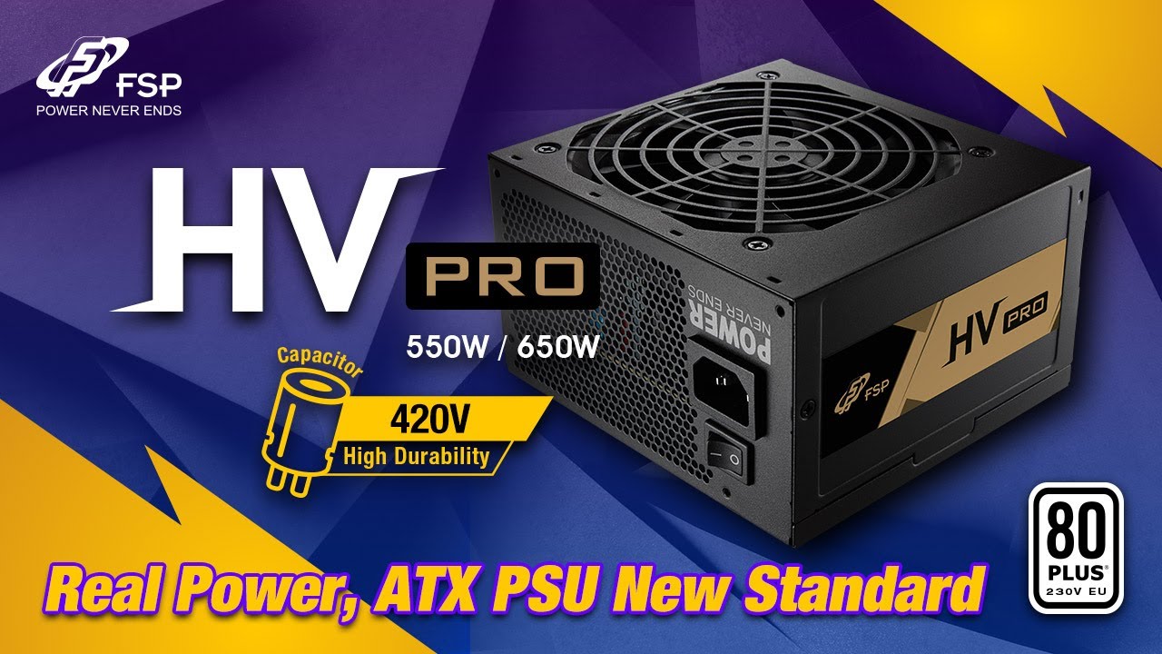【HV PRO 】ATX PSU New Standard - FSP Group - YouTube