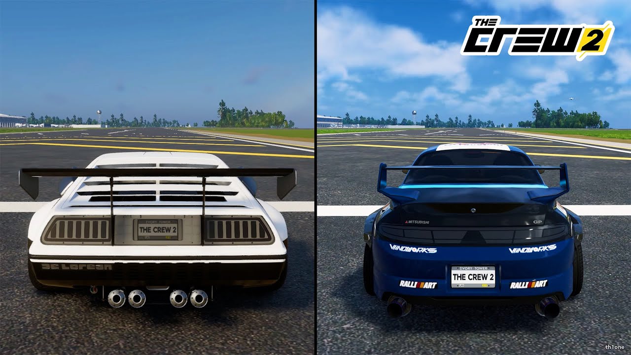 The Crew 2 | DMC DeLorean DMC 12 1981 vs. Mitsubishi FTO GP Version R 1997 Performance ...