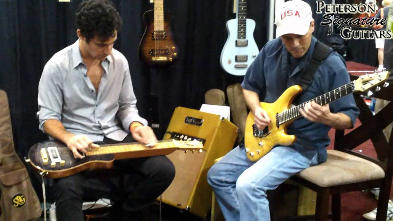 Adam Ollendorff and Brent Peterson jam at Summer NAMM 2012 - YouTube
