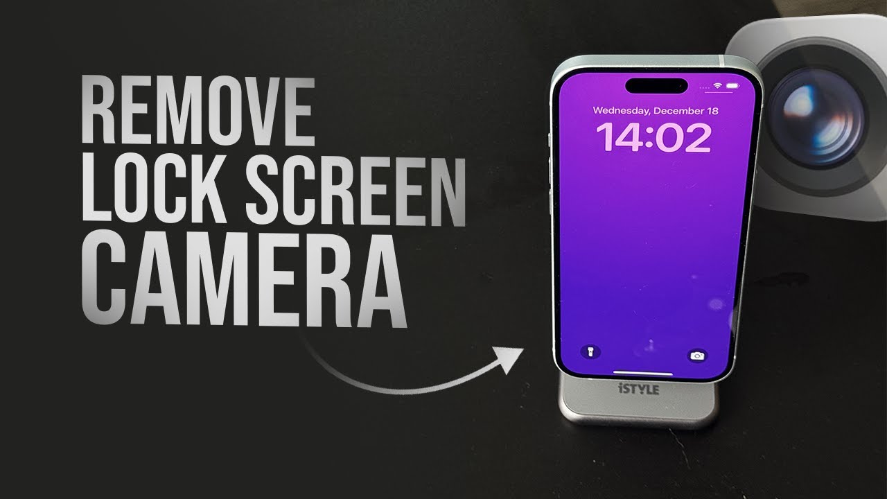 How to Remove Camera from Lock Screen in iPhone (tutorial) - YouTube
