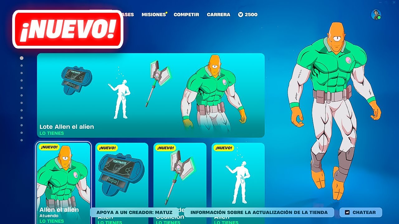 ¡AHORA MISMO! SKINS de INVINCIBLE & CROCS en la NUEVA TIENDA de HOY en ...