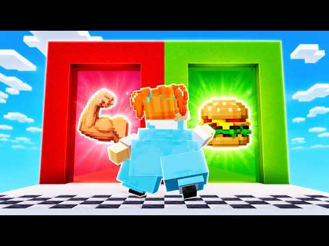 HAMBURGER Mİ SPOR MU? KİLO AL YA DA KİLO VER! 🍔💪 - Minecraft