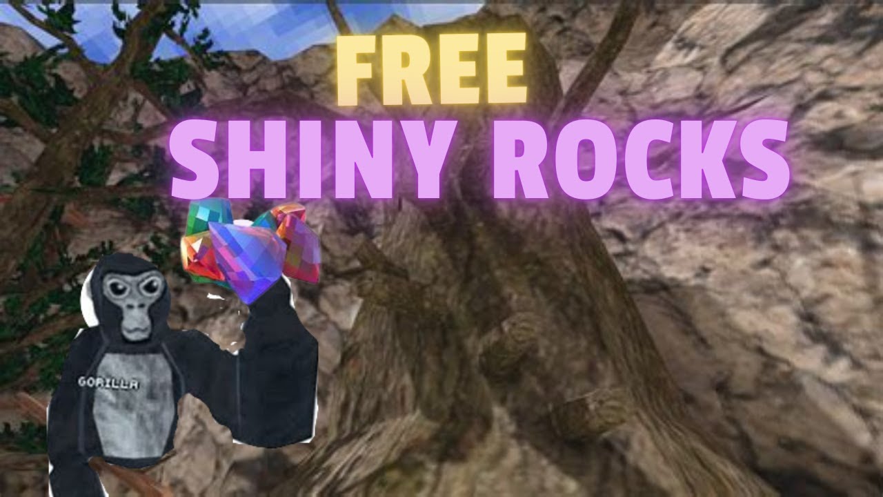 Free Shiny Rocks in Gorilla Tag!! (2025 tip) - YouTube