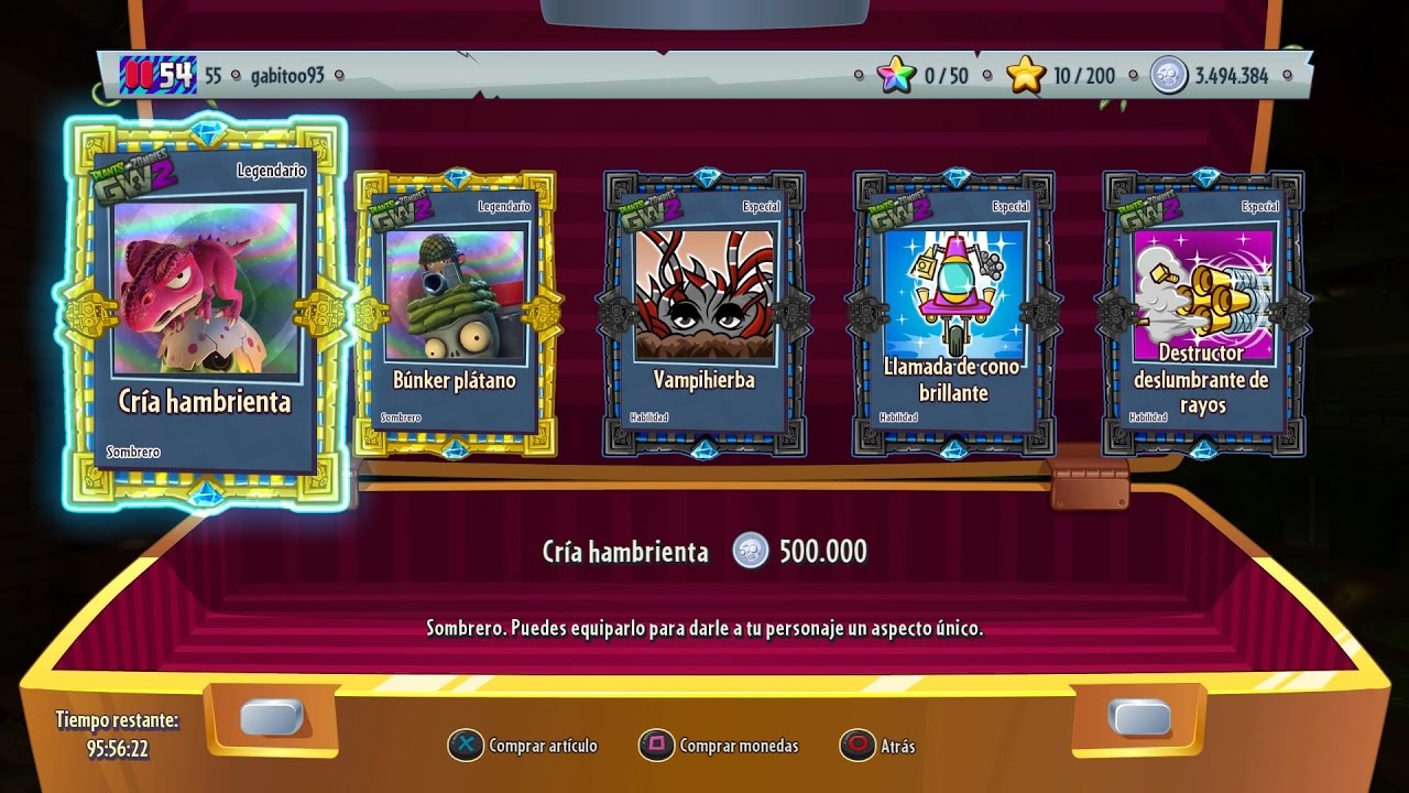 PvZ GW2 " RUX Y SUS LEGENDARIAS " - YouTube