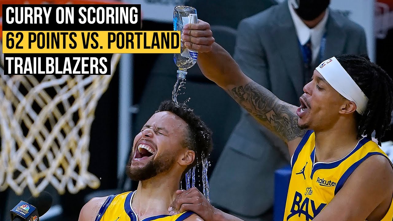 Steph Curry on scoring 62 points in Warriors game against Portland ...