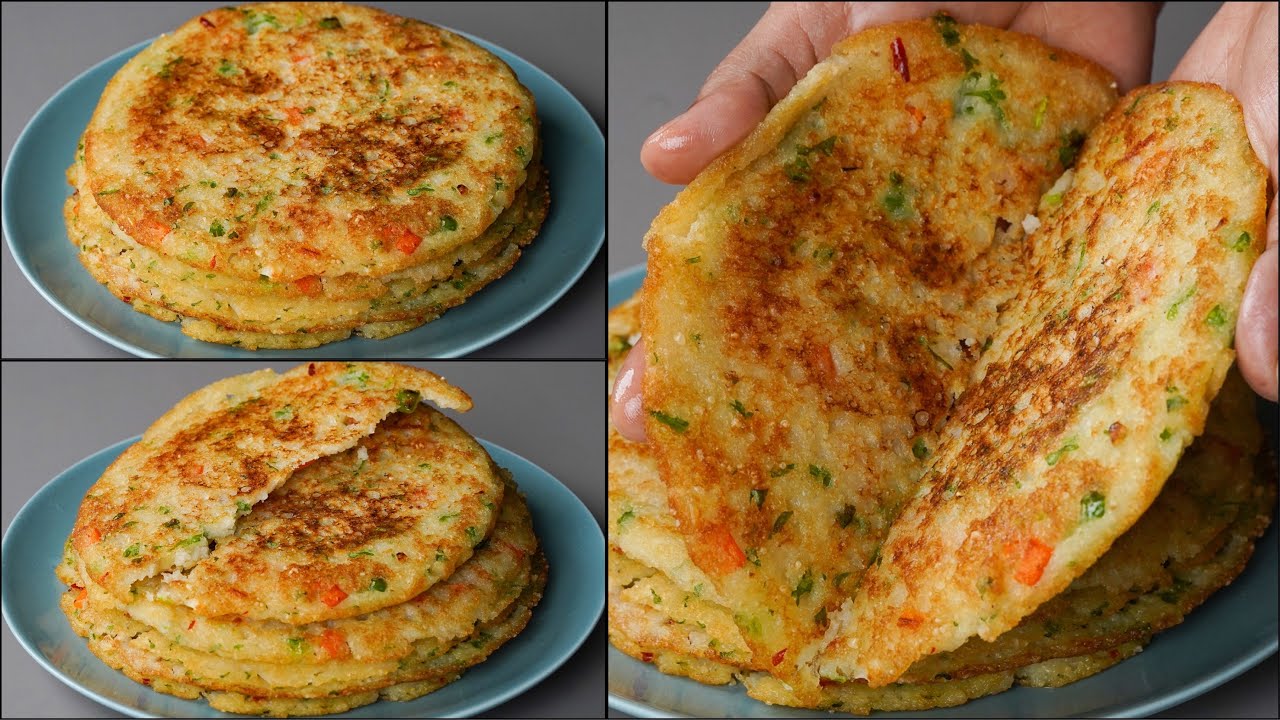 Rice-Poha Snacks Recipe | Flatten Rice Vegetable Snacks | Poha & Mixed ...