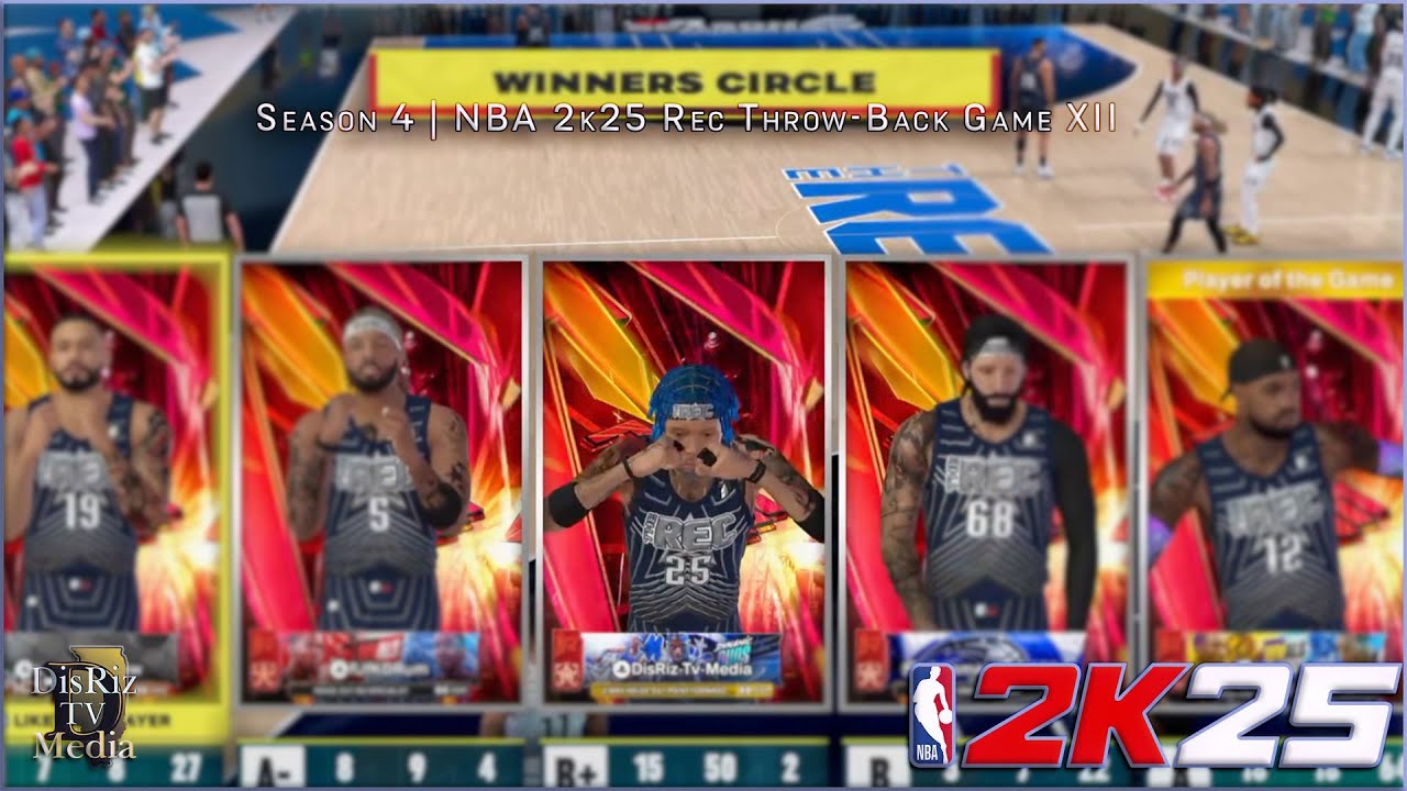 Season 4 - Starter IV Grind | NBA 2k25 Rec Throw-Back Game XII - YouTube