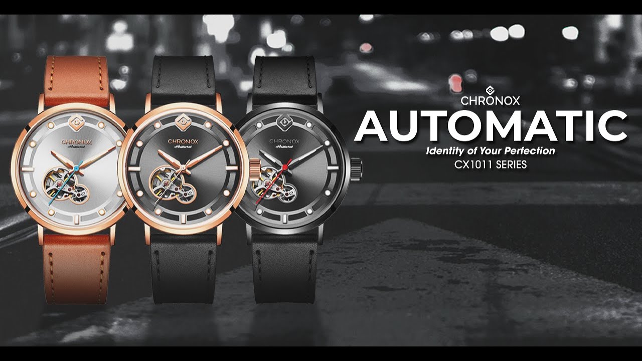 JAM TANGAN CHRONOX #CX1011 Automatic Movement - YouTube