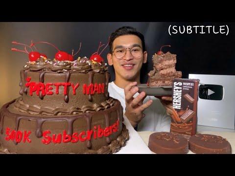 ASMR CHOCOLATE CAKE ICECREAM DESSERT MUKBANG 50만 구독자 초콜렛 케이크 디저트 아이스크림 먹방 EATING SHOW
