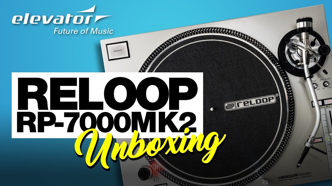 Reloop RP-7000 MK2 - Plattenspieler - Unboxing (Elevator deutsch) - YouTube