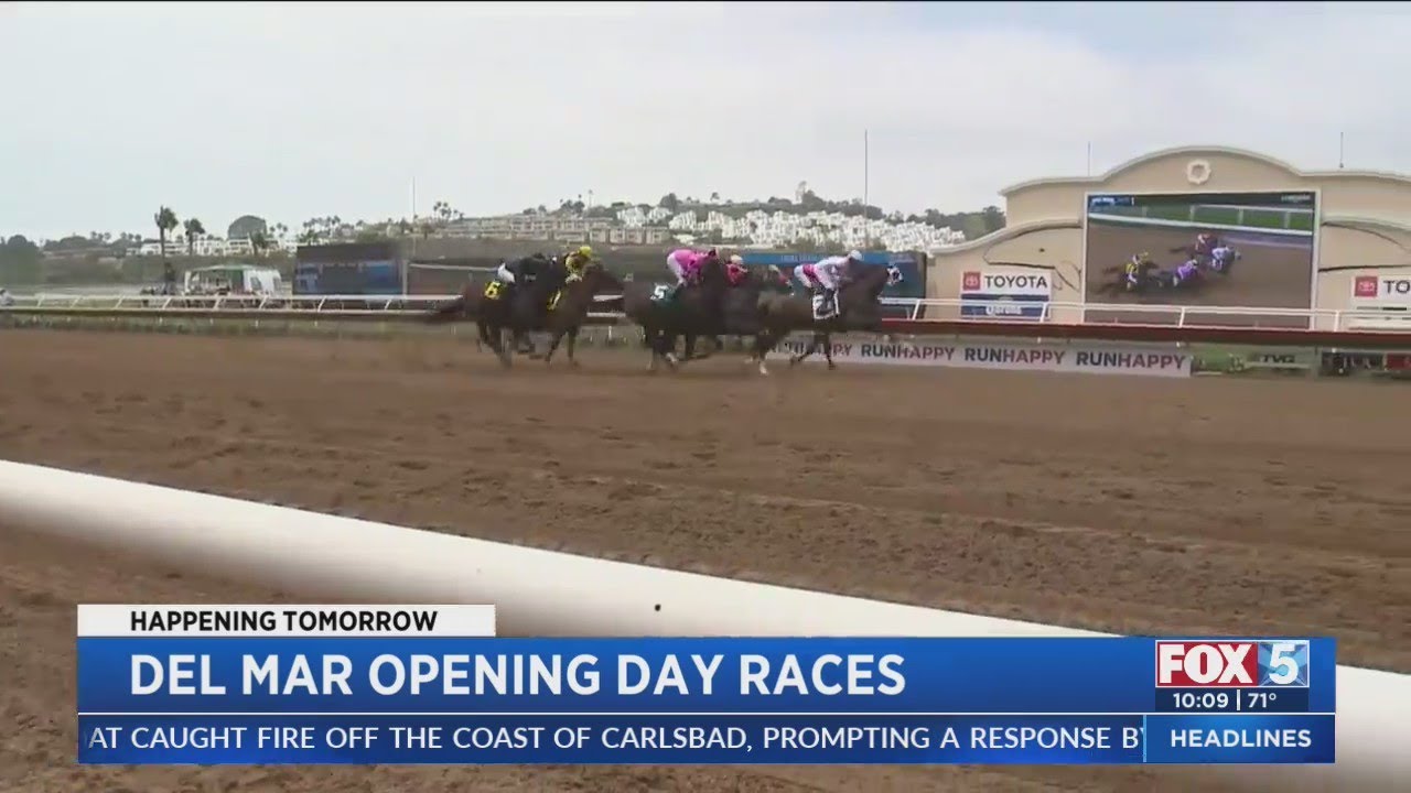 Return Of Opening Day At Del Mar Racetrack - YouTube